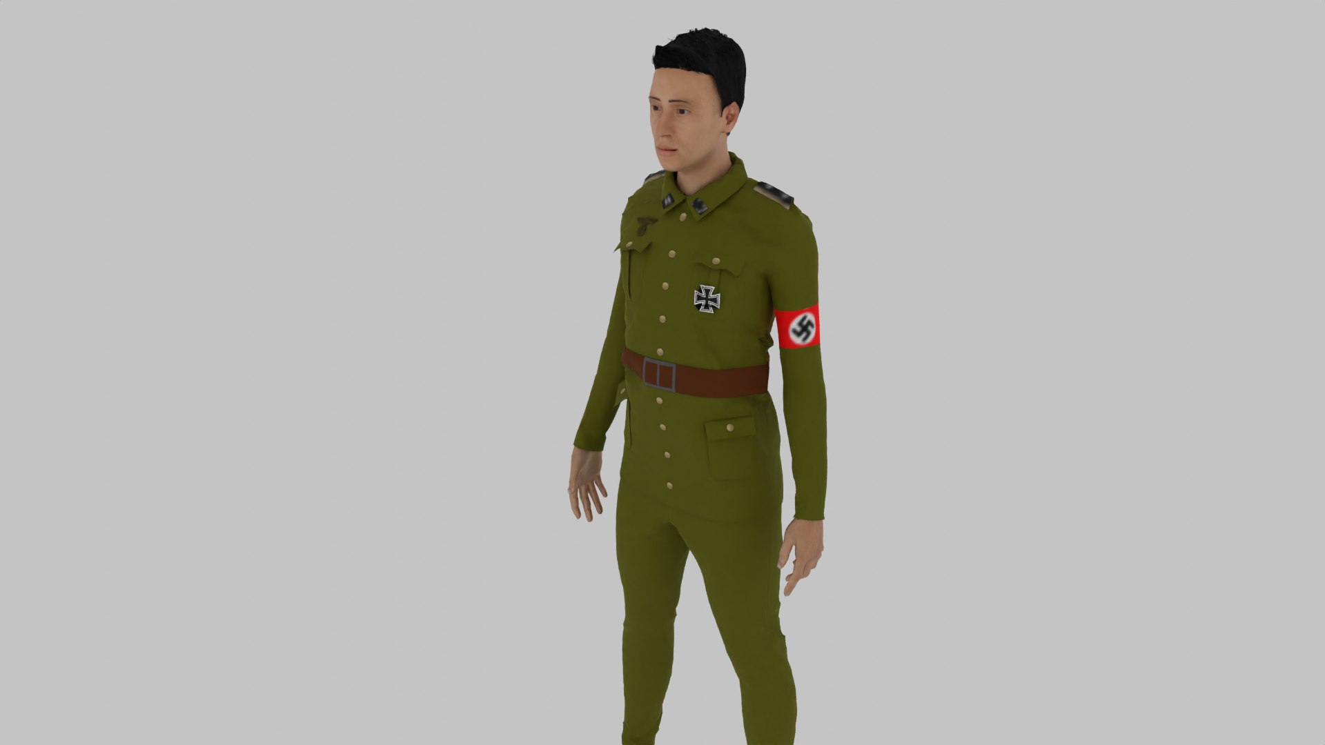 GERMAN SS OFFICER 3D Model - TurboSquid 1971519