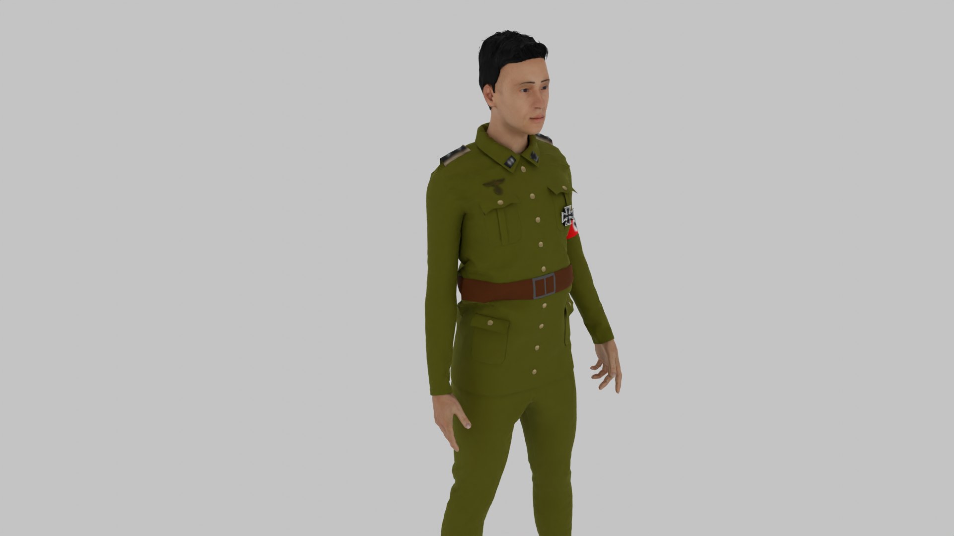 GERMAN SS OFFICER 3D Model - TurboSquid 1971519
