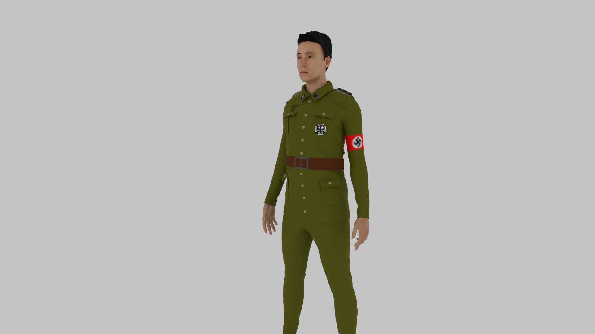 GERMAN SS OFFICER 3D Model - TurboSquid 1971519