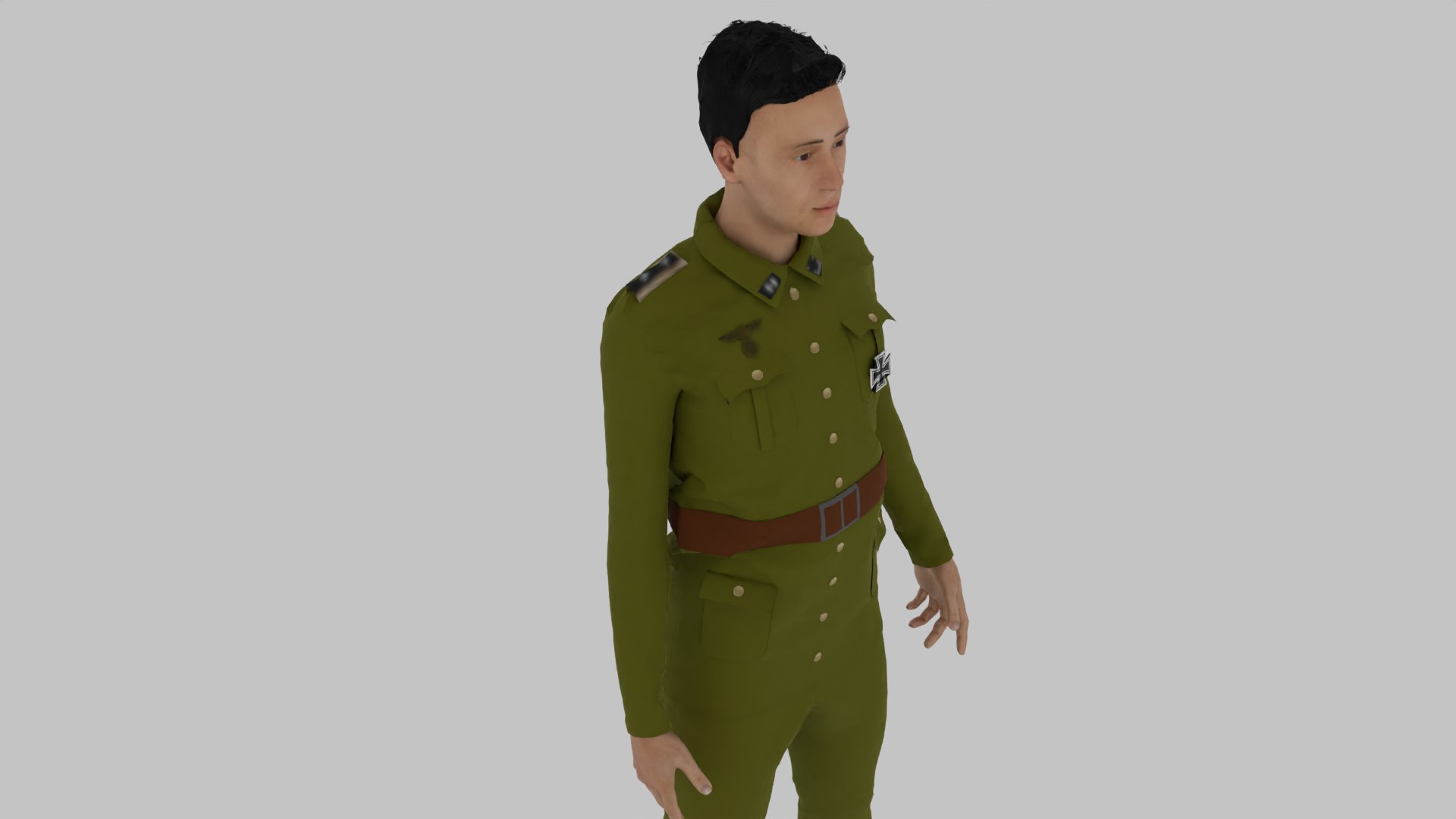 GERMAN SS OFFICER 3D Model - TurboSquid 1971519