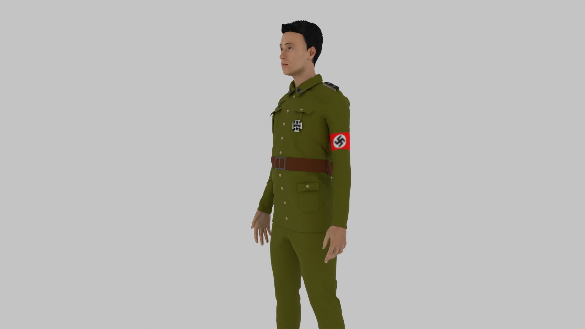 GERMAN SS OFFICER 3D Model - TurboSquid 1971519