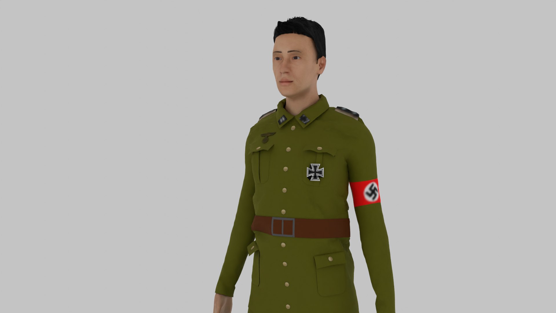 GERMAN SS OFFICER 3D Model - TurboSquid 1971519