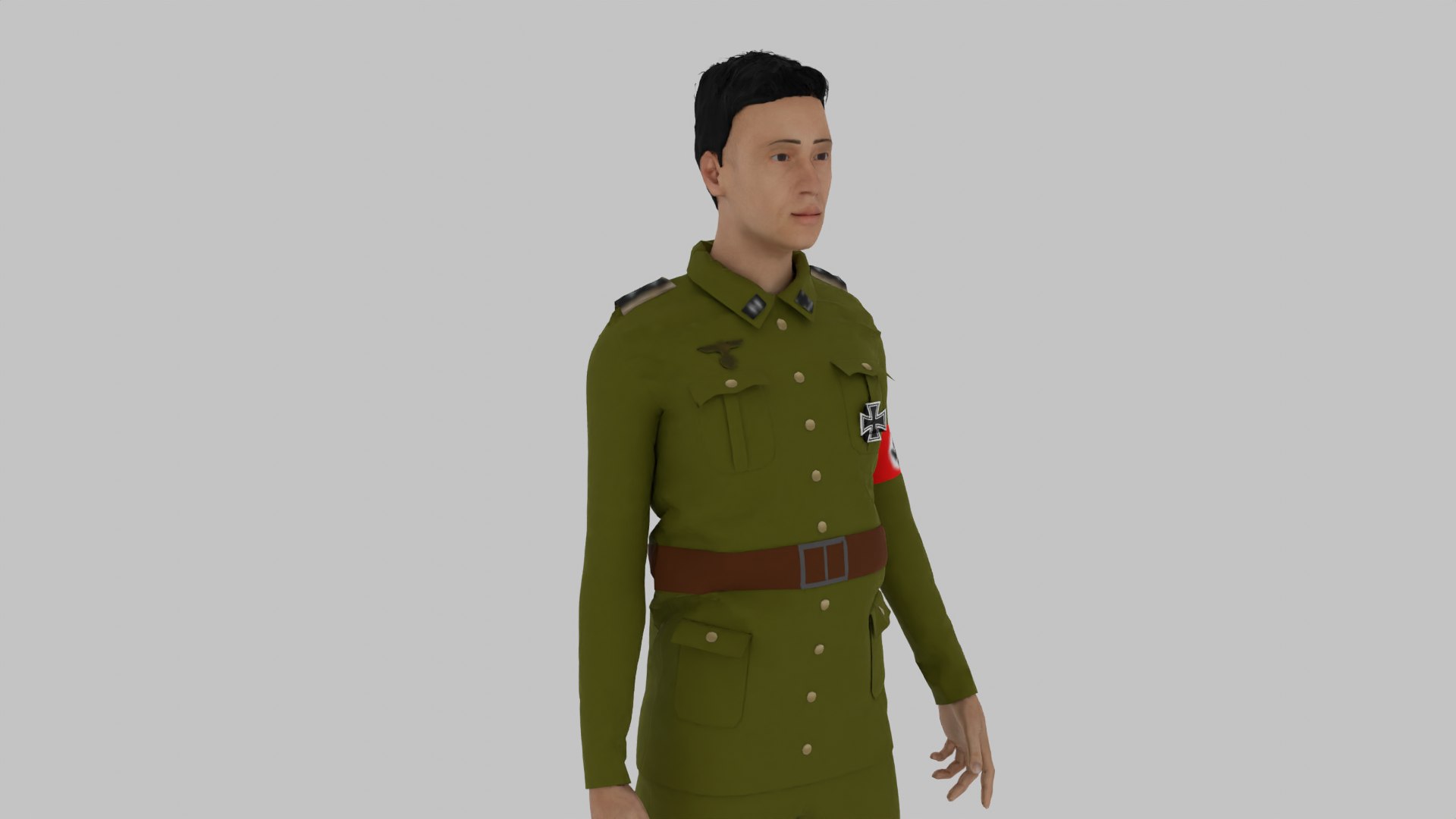 GERMAN SS OFFICER 3D Model - TurboSquid 1971519