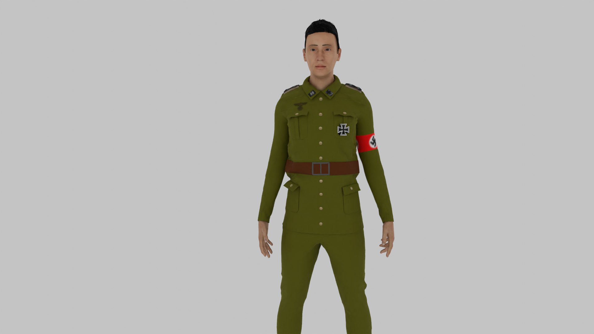 GERMAN SS OFFICER 3D Model - TurboSquid 1971519