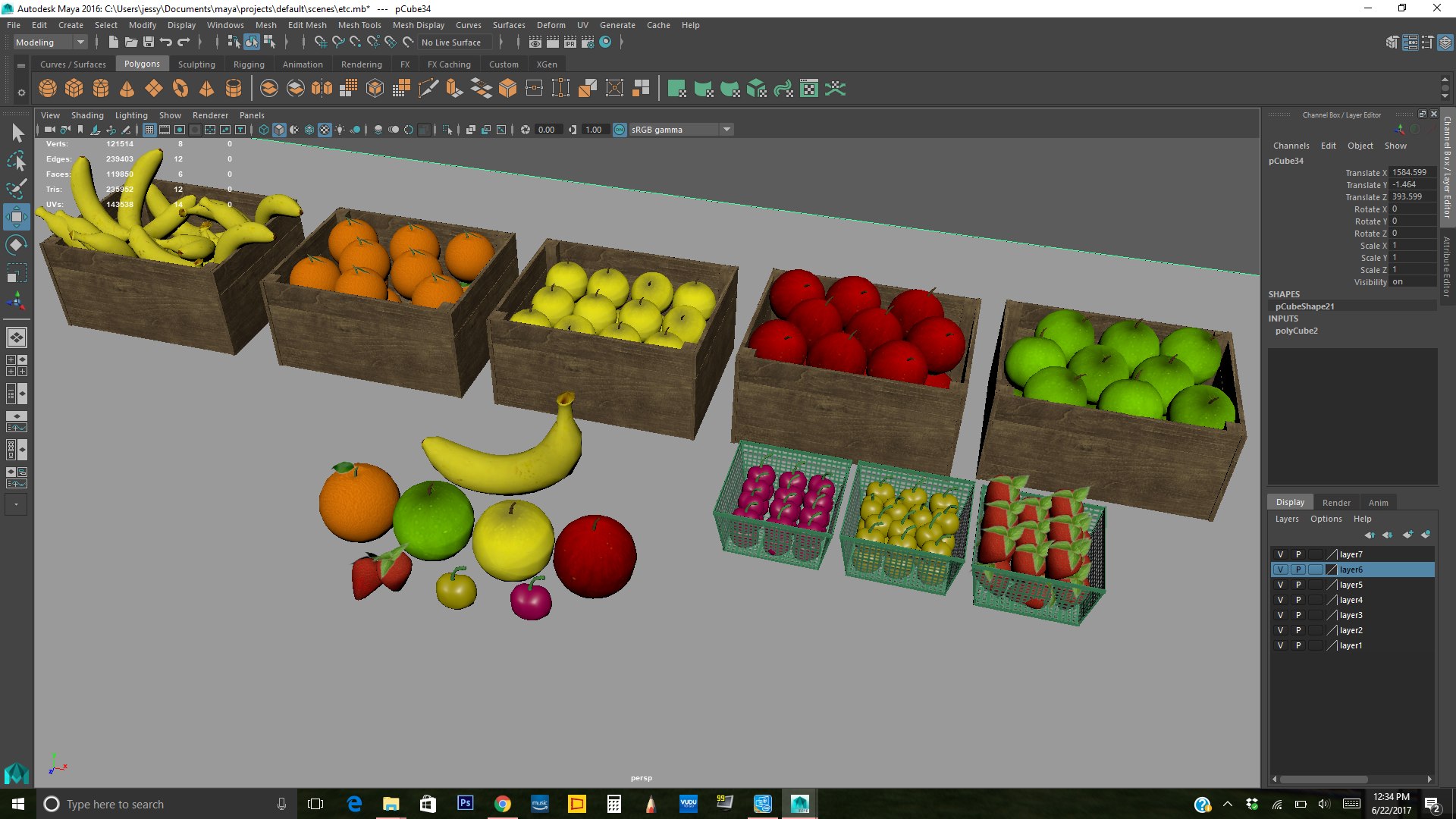 Fruit model - TurboSquid 1170582