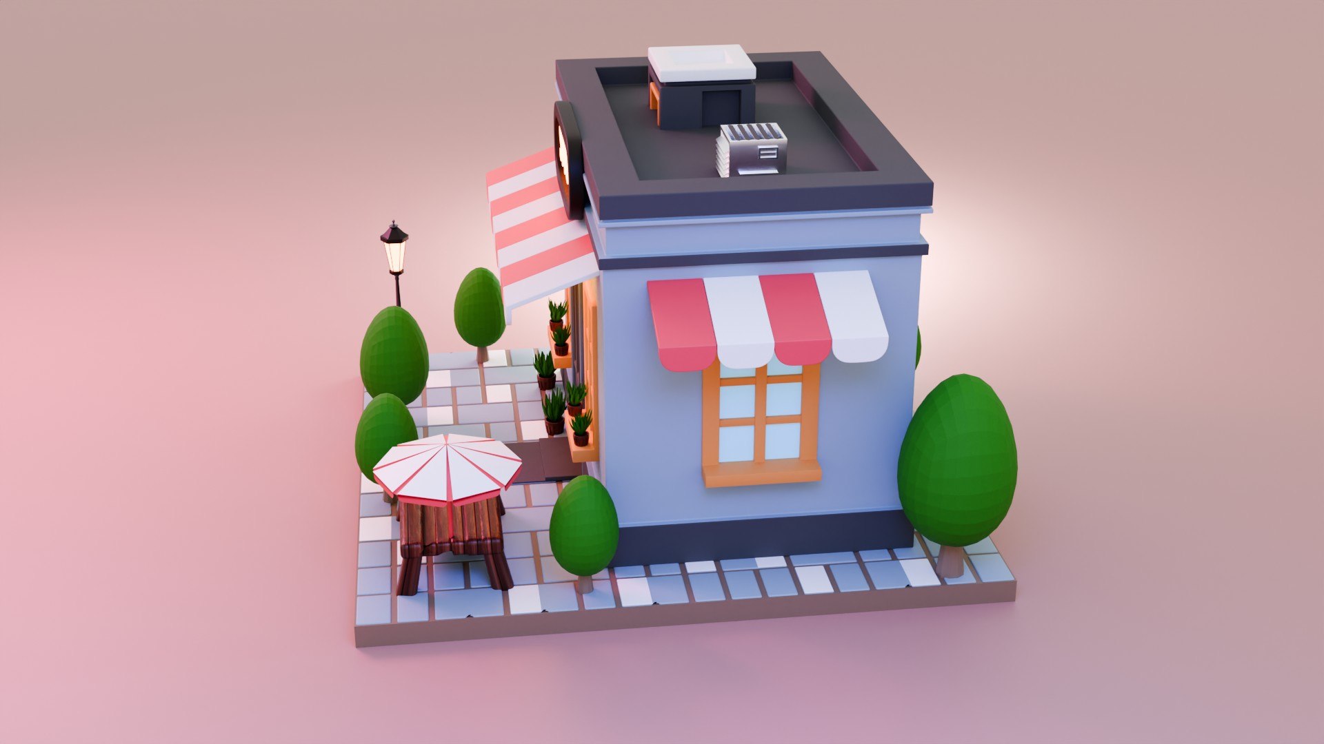 3D Stylized Design Tiny Shop - TurboSquid 2201906