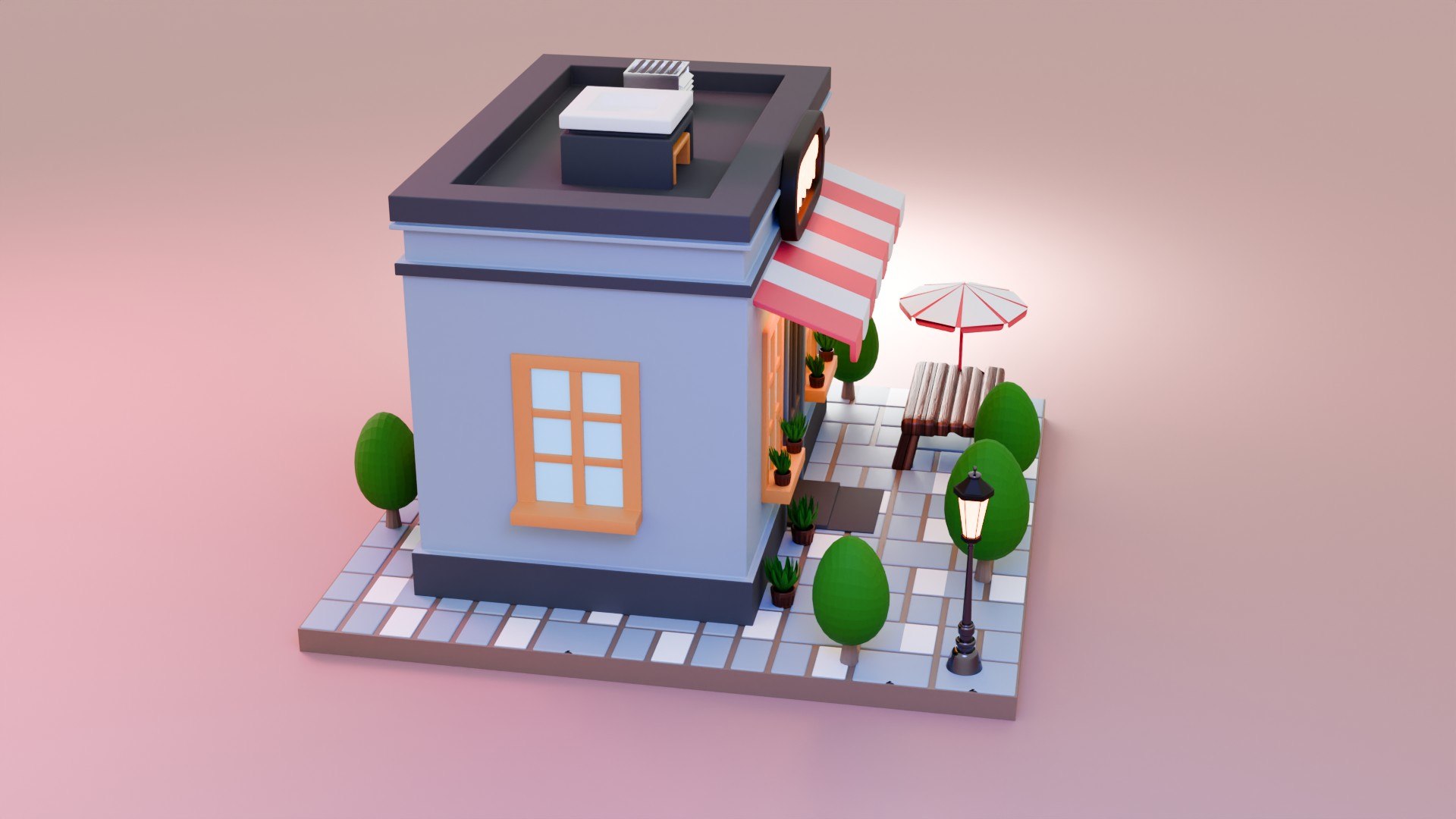 3D Stylized Design Tiny Shop - TurboSquid 2201906