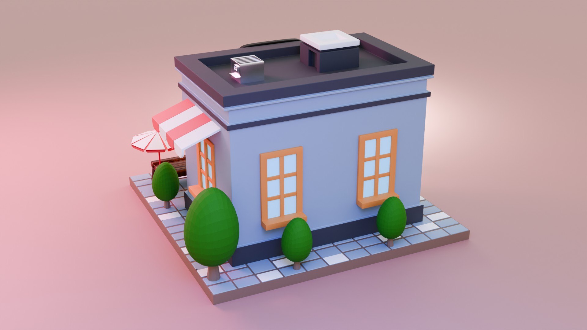 3D Stylized Design Tiny Shop - TurboSquid 2201906