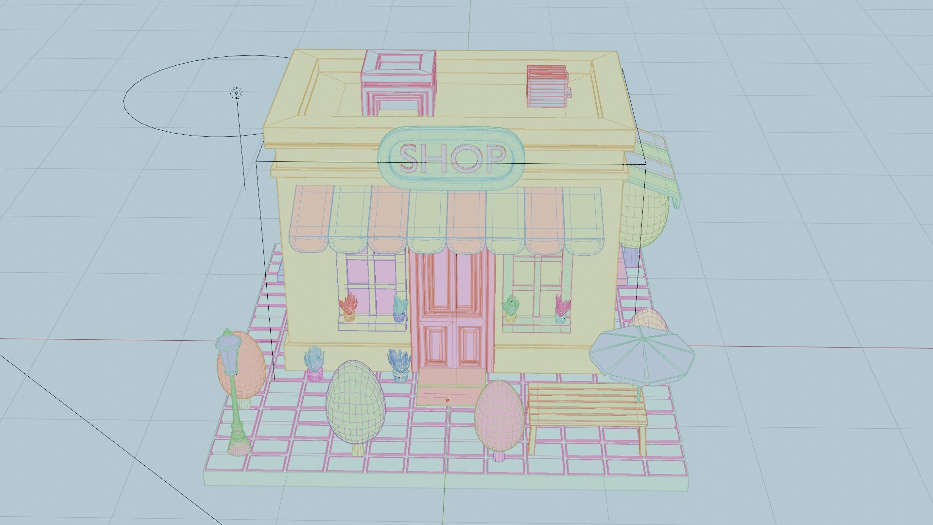3D Stylized Design Tiny Shop - TurboSquid 2201906