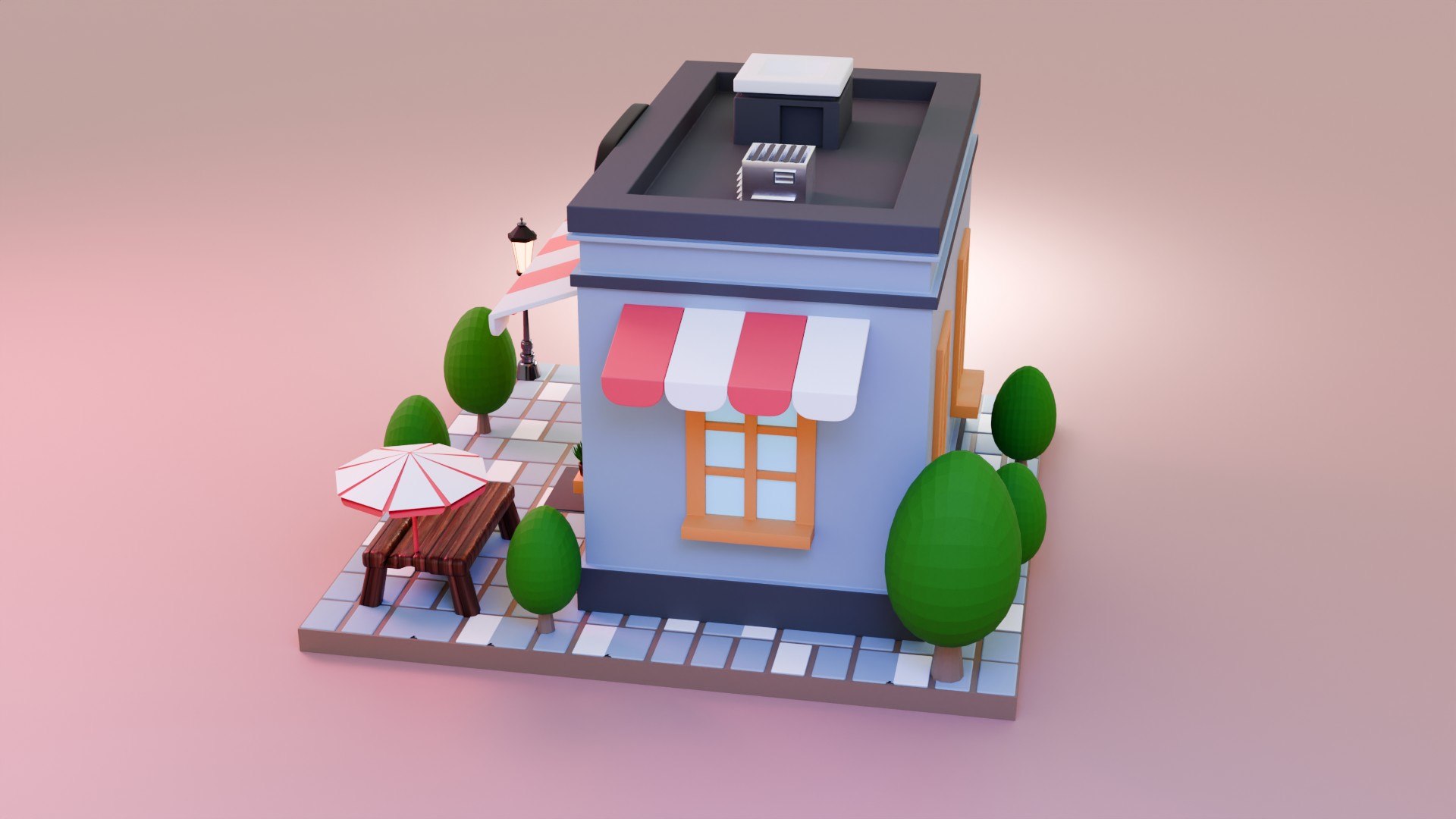 3D Stylized Design Tiny Shop - TurboSquid 2201906