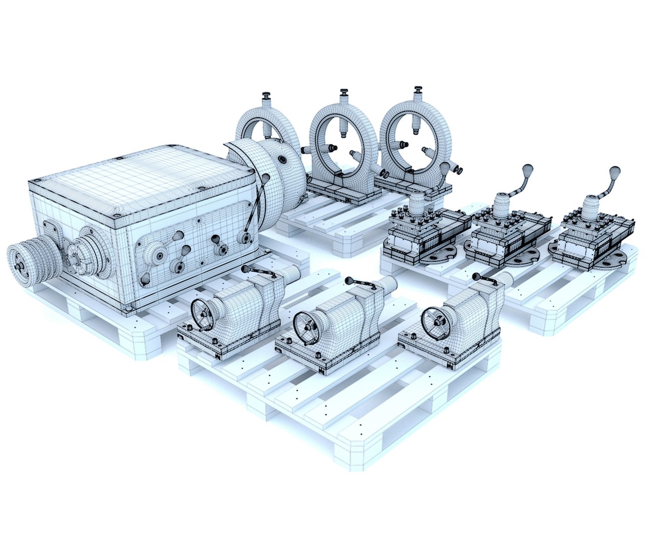 Turning Machine Tool Spare Parts - Collection 1 3D - TurboSquid 1808354