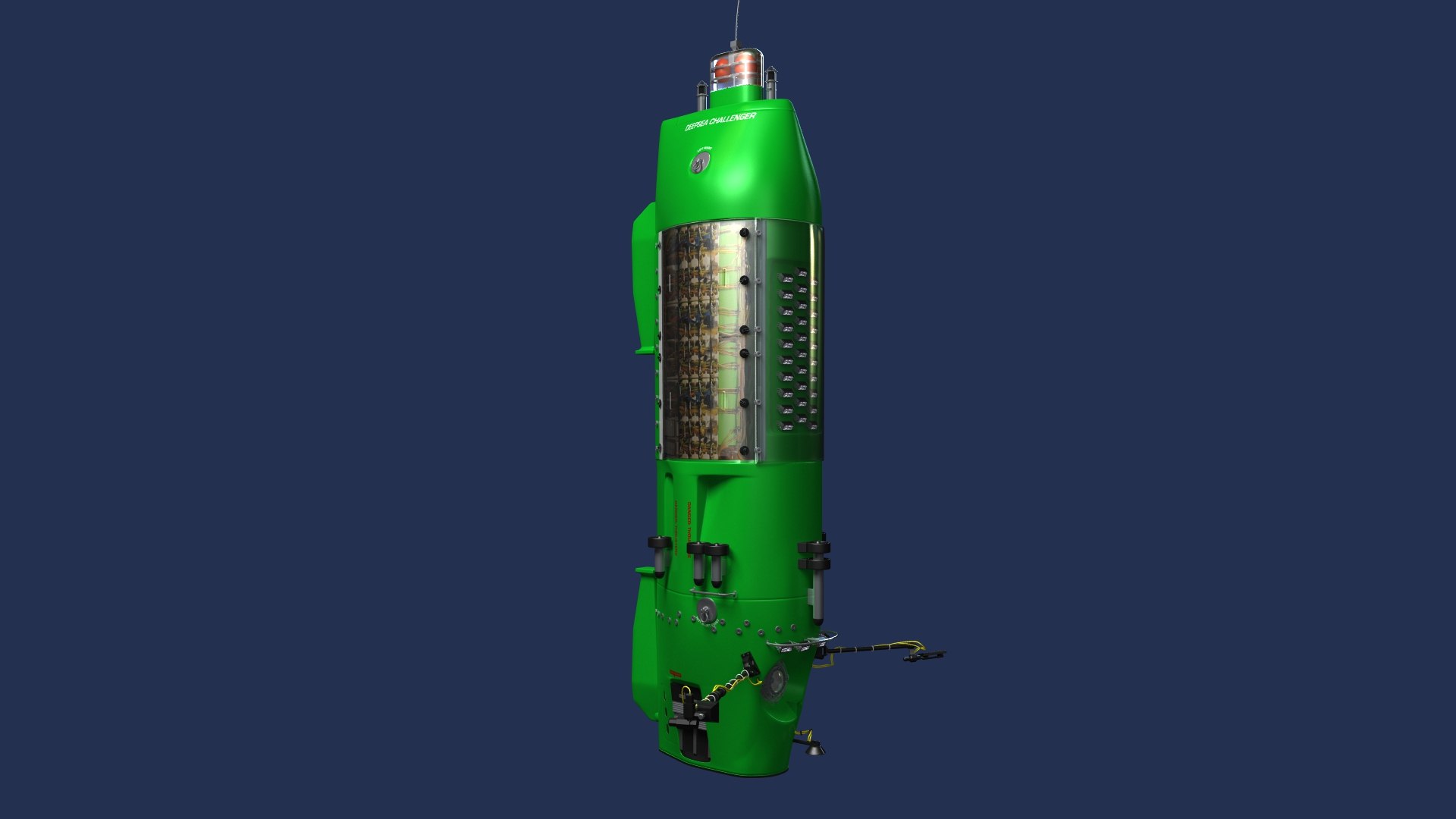 3D Deepsea Challenger Submersible - TurboSquid 2102669