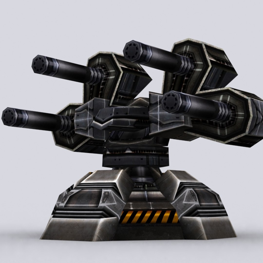 3ds max wargear turrets