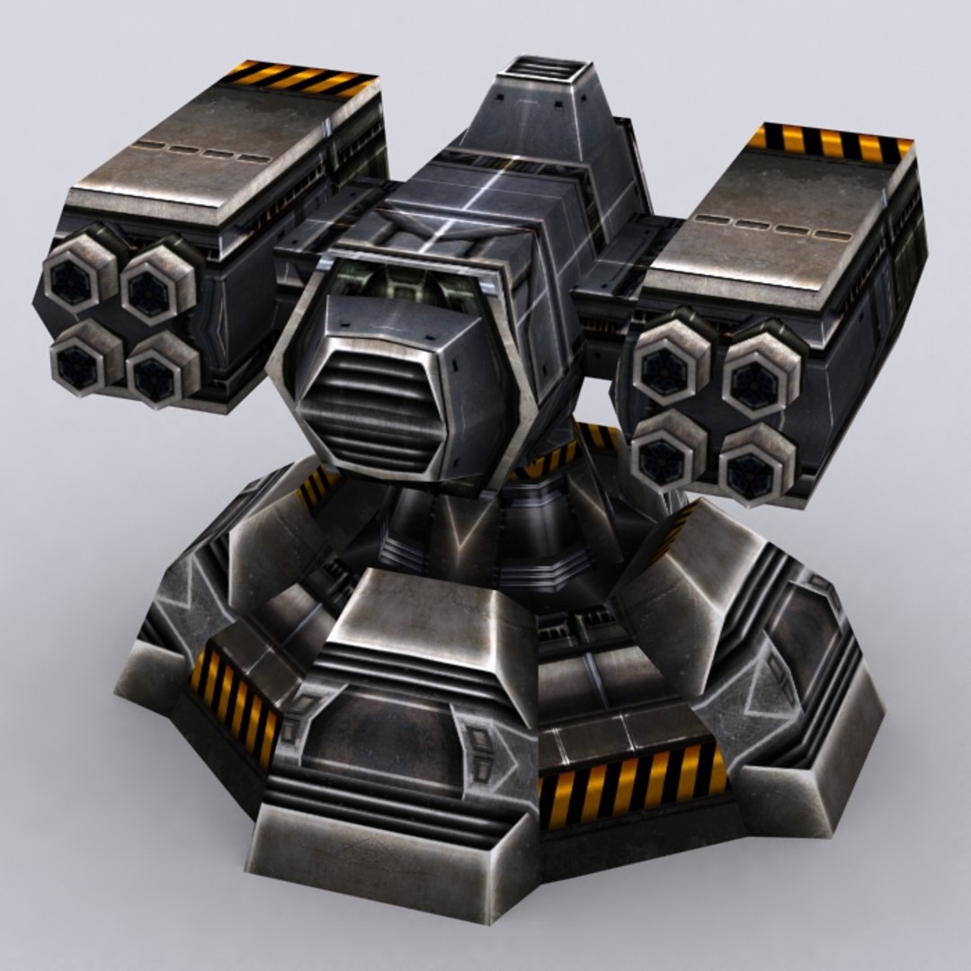 3ds max wargear turrets