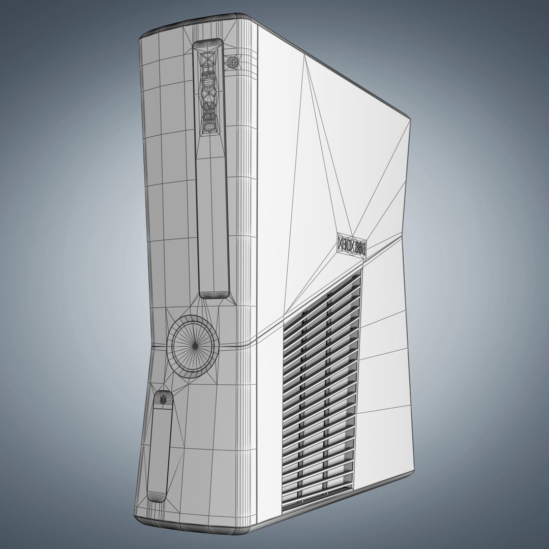 Xbox 360 S 3d Model