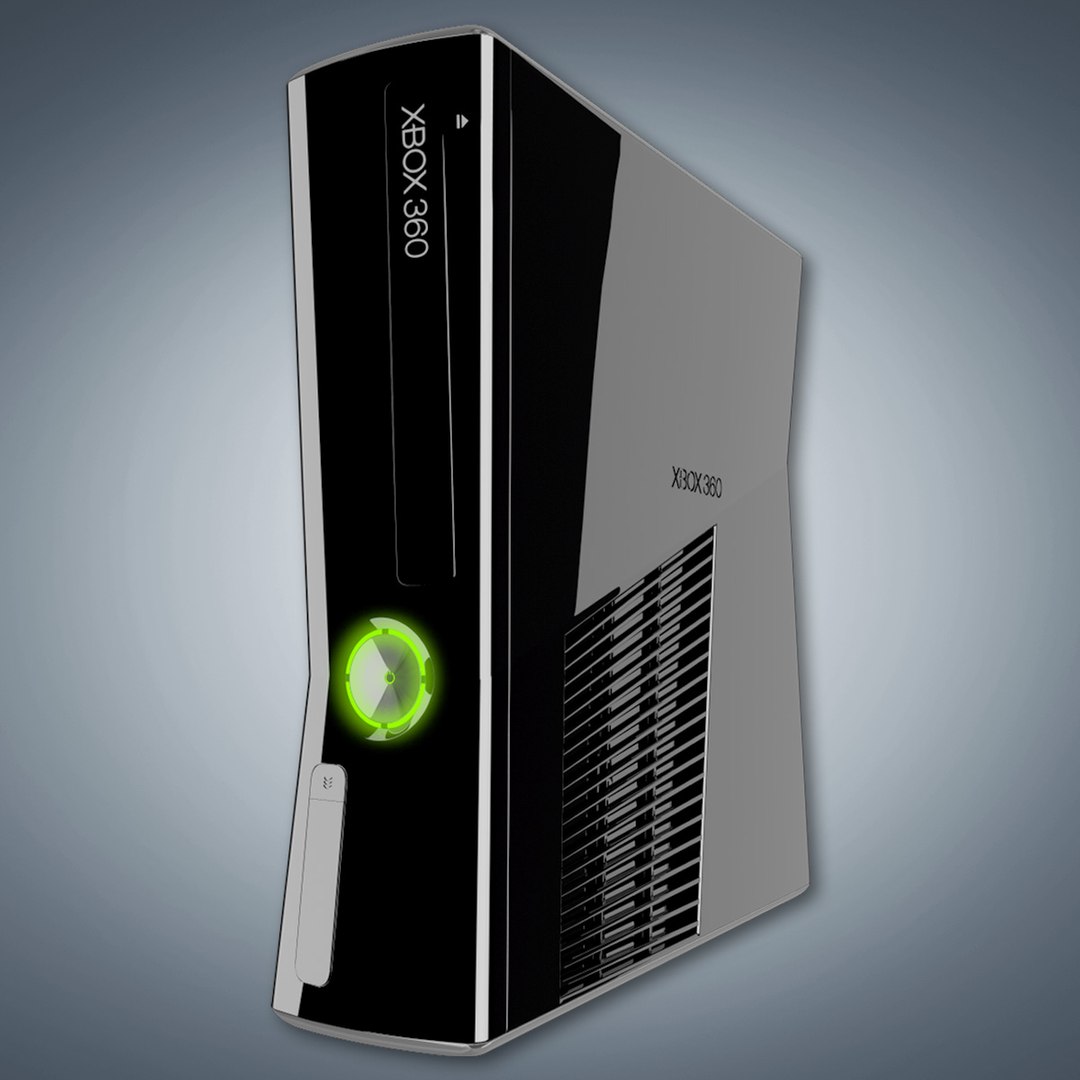 Xbox 360 S 3d Model