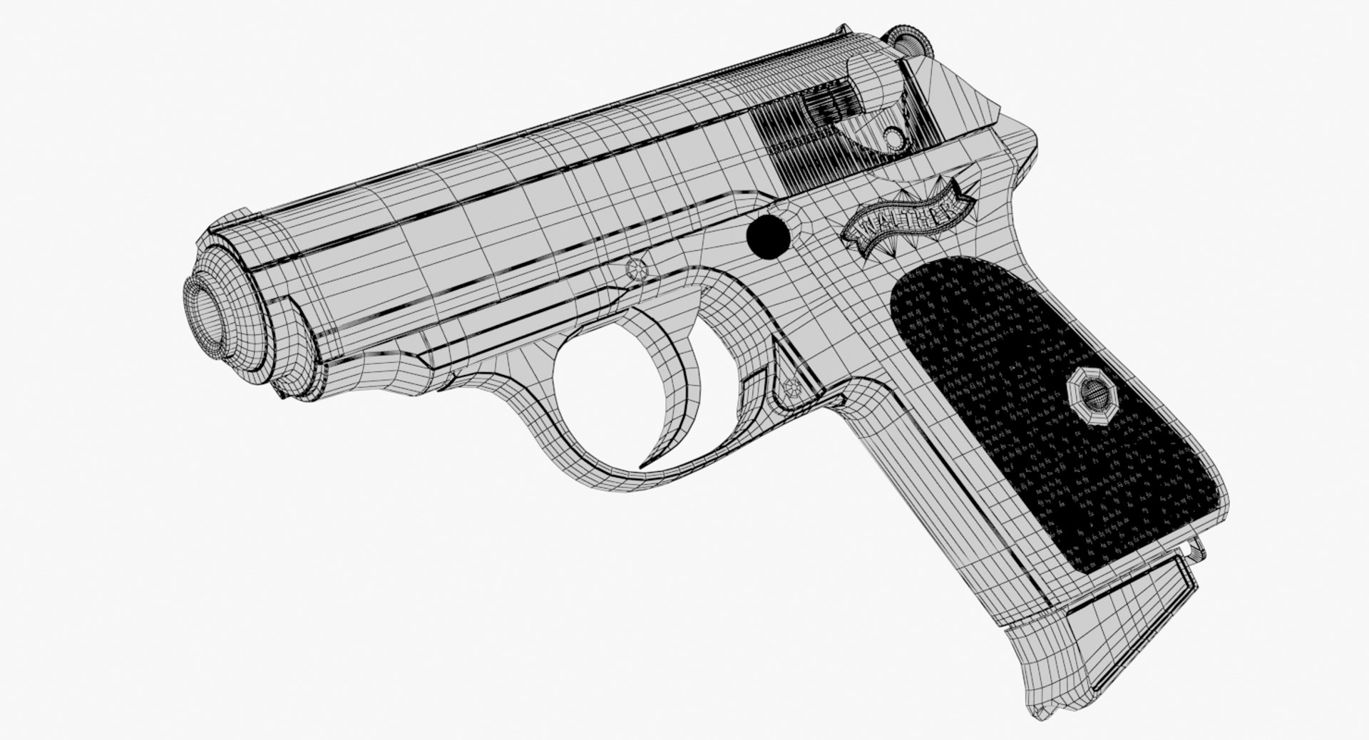 Realistic Walther Ppk 01 3D Model - TurboSquid 1542898