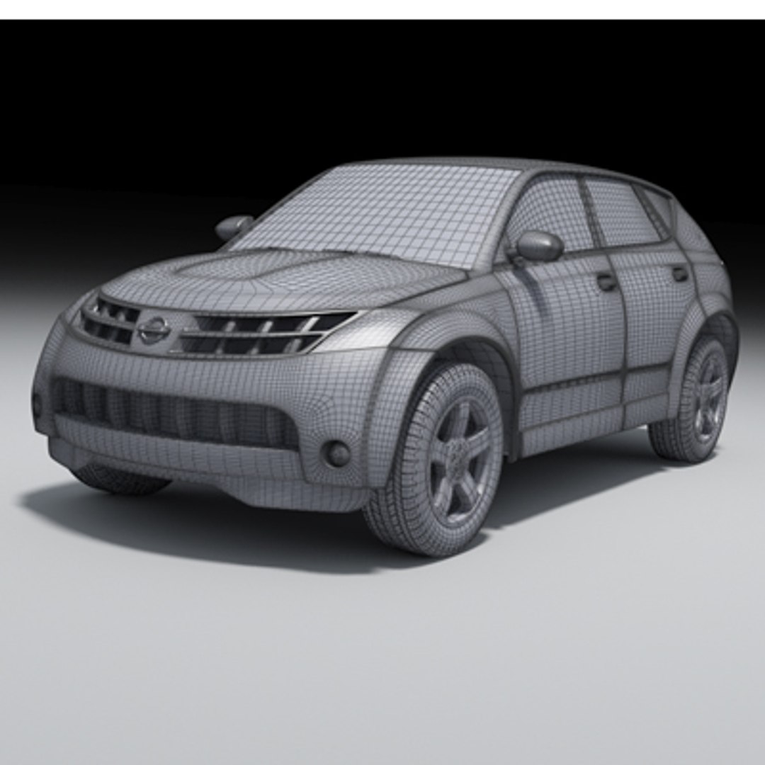 Nissan Murano 2006 3d Model