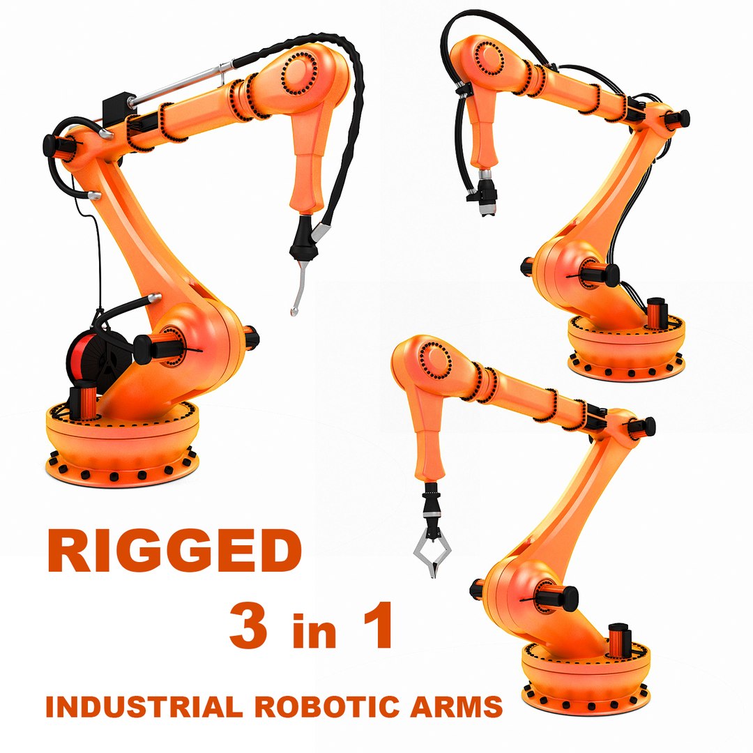 Industrial robot model - TurboSquid 1415150