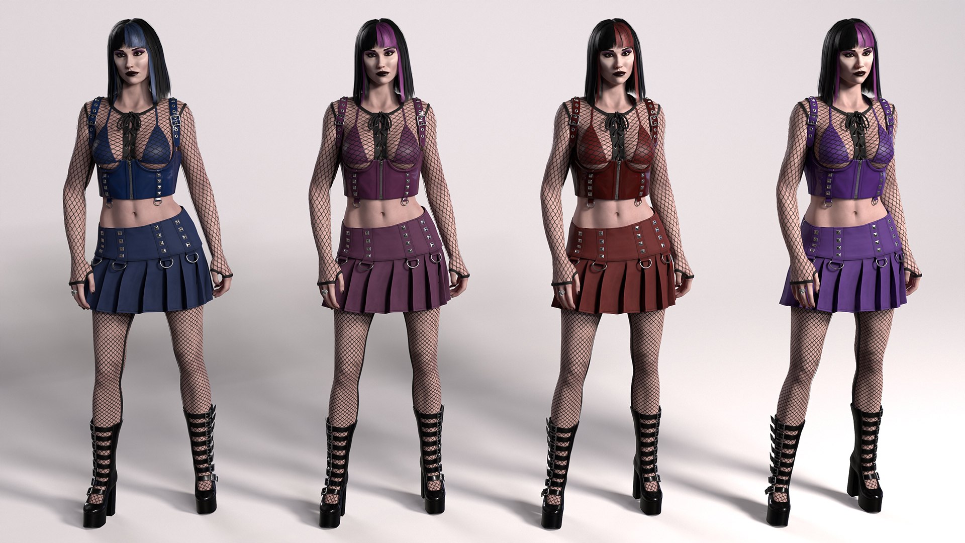 3D Wicked Girl - TurboSquid 1933269