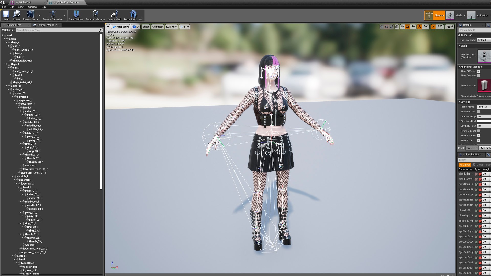 3D Wicked Girl - TurboSquid 1933269