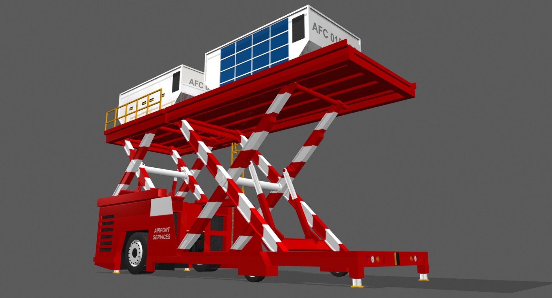 3dsmax Aircraft Loader Device