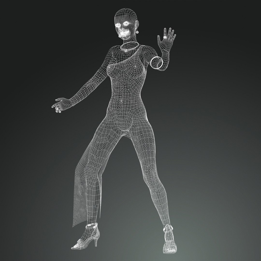 3D eliza bijou fashion model - TurboSquid 1482129