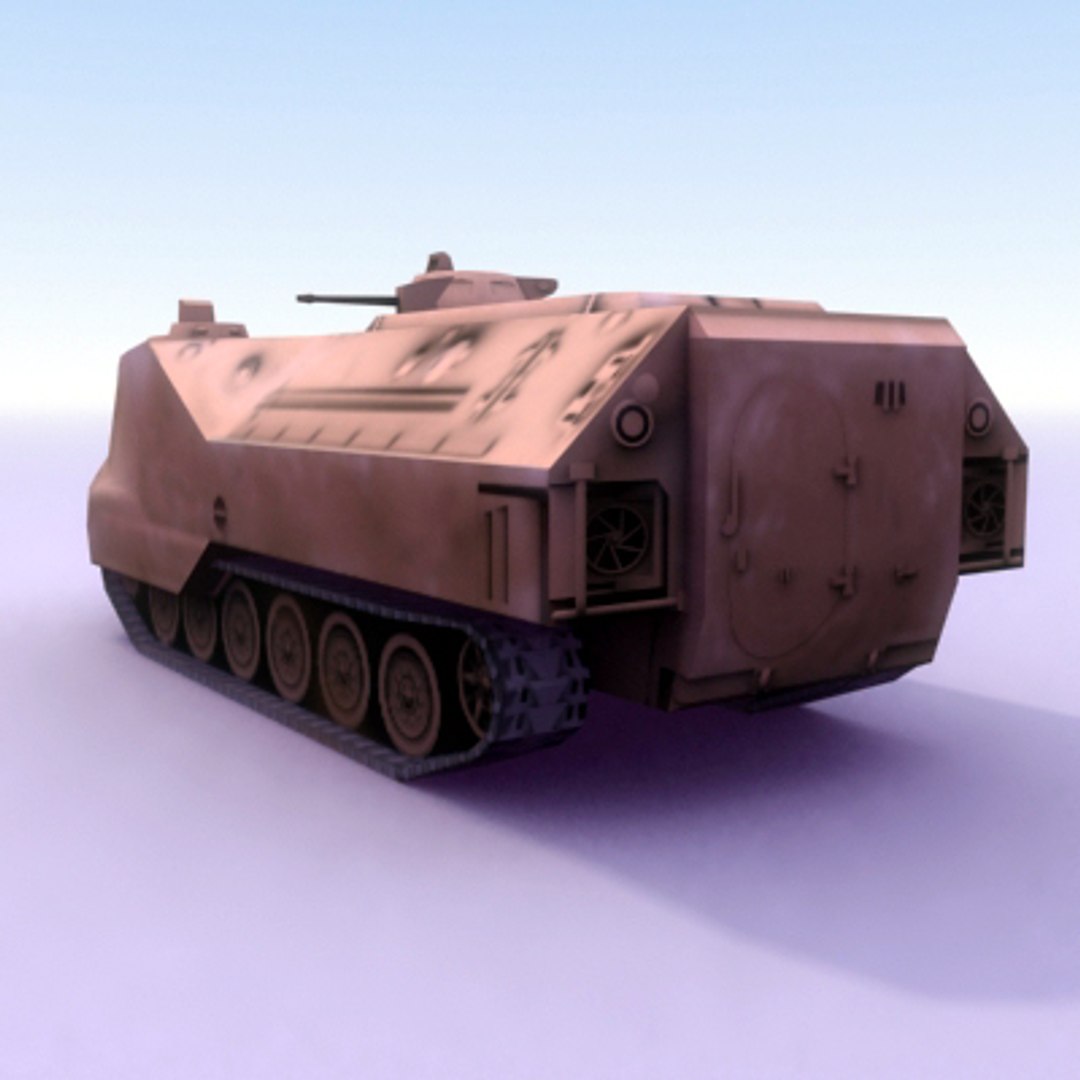Aav-7 Vehicle Military Marine Corps 3d Model