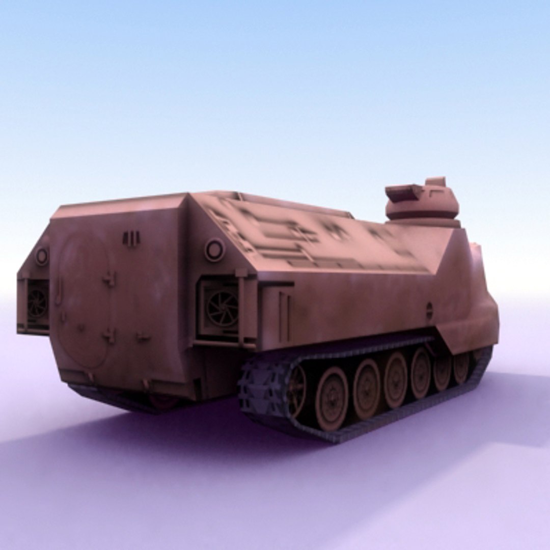 Aav-7 Vehicle Military Marine Corps 3d Model