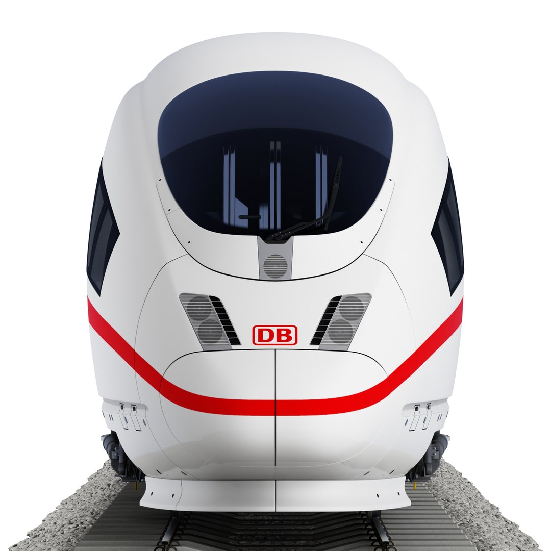 Ice 3 Passenger Train 3d Model