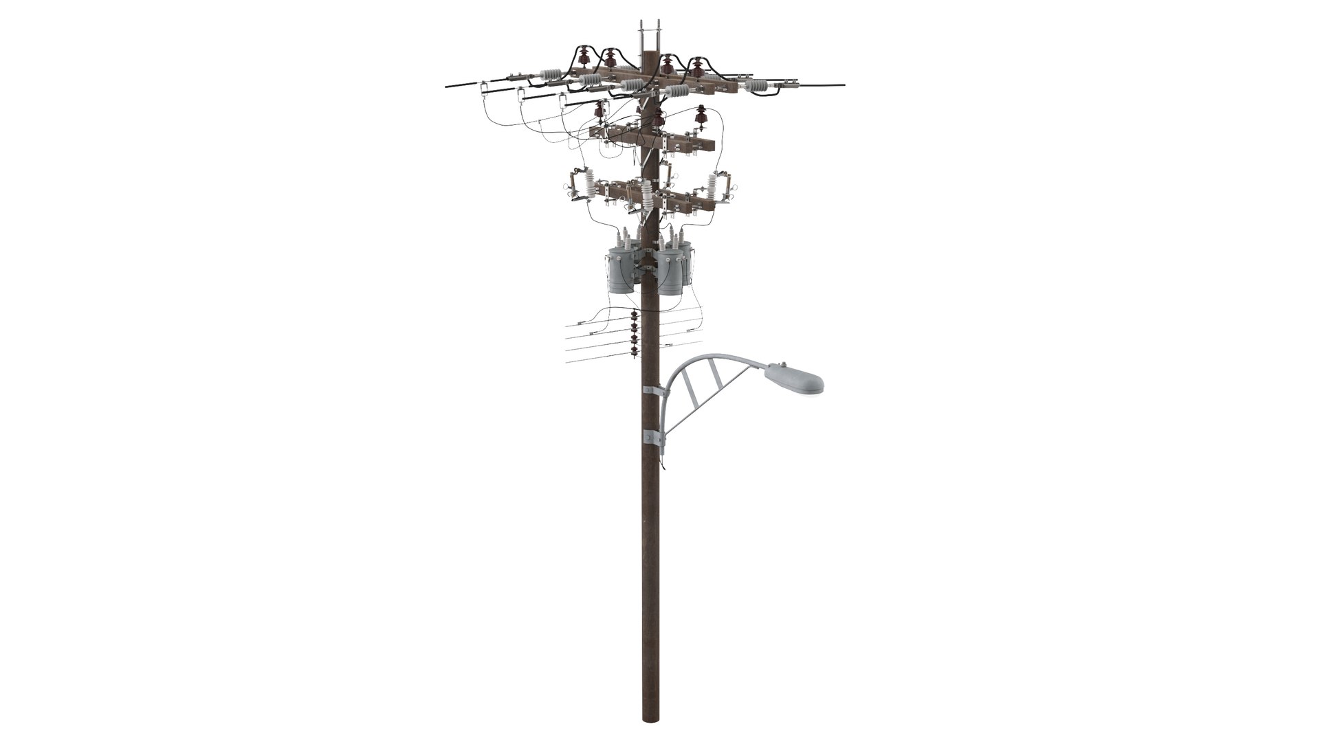3D Utility Pole model - TurboSquid 2178988