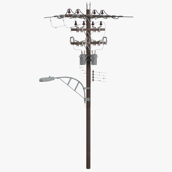 modelo 3d Poste de electricidad - TurboSquid 2178988