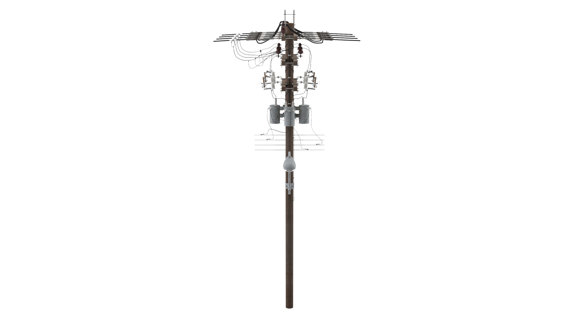 3D Utility Pole model - TurboSquid 2178988
