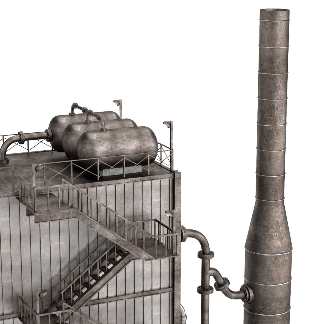 3d Model Reformer Refinery