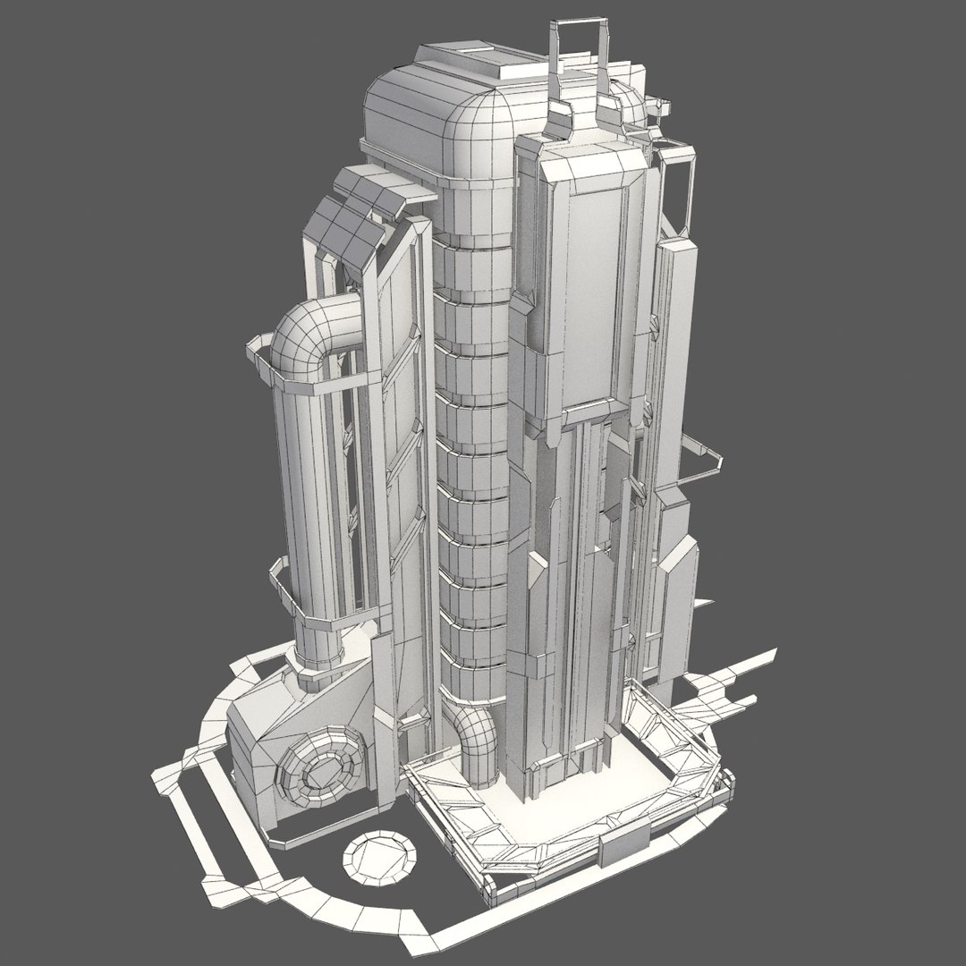 - sci-fi city building max