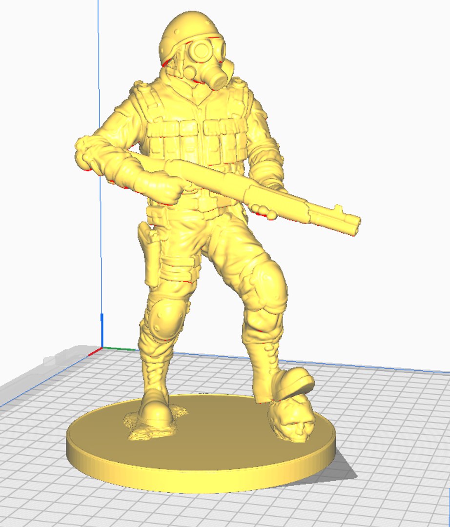 3D Zombie Slayer Figure 3D Print Model Model - TurboSquid 1985097