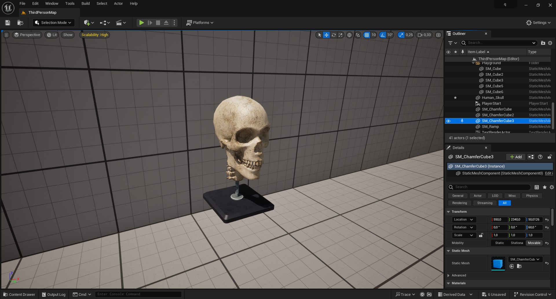 Human Skull 3D Model - TurboSquid 2174377