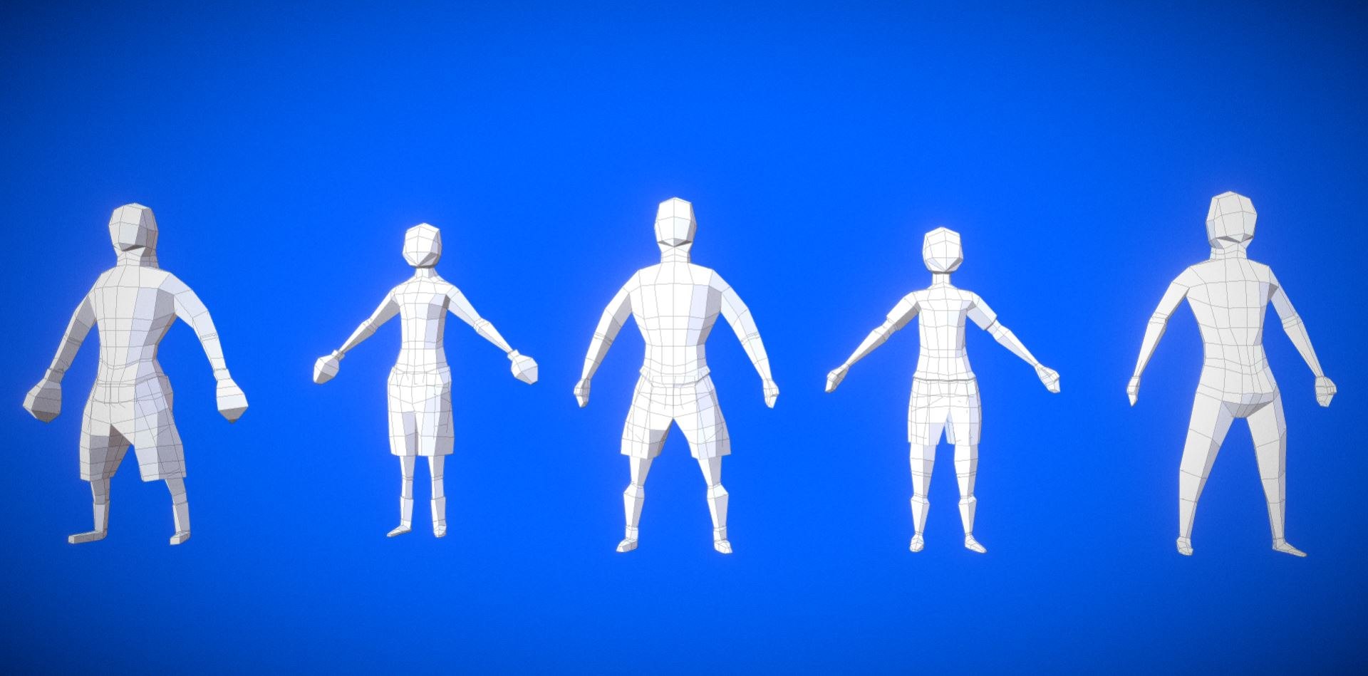 Characters Base Mesh 3D Model - TurboSquid 1194544
