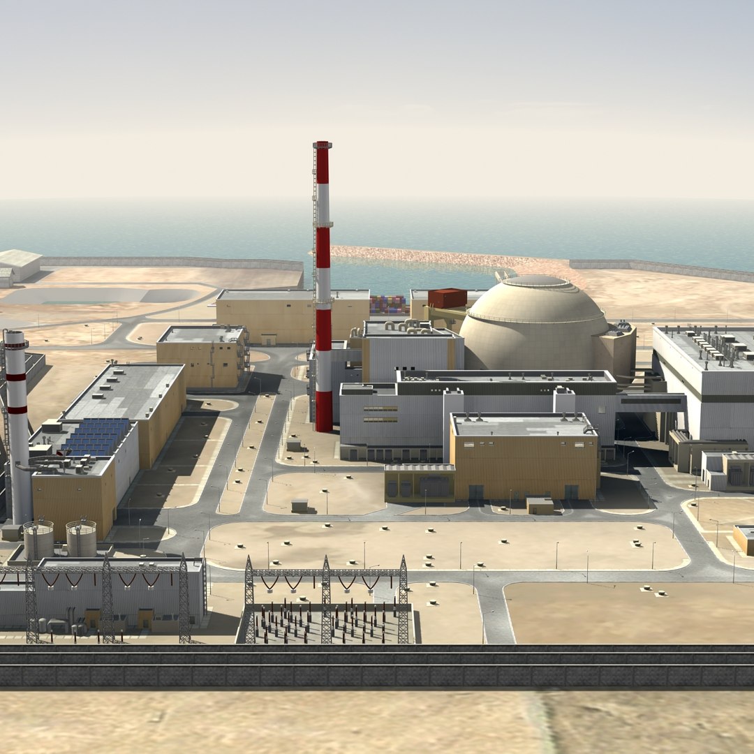 3d Model Of Bushehr Nuclear Power Plant