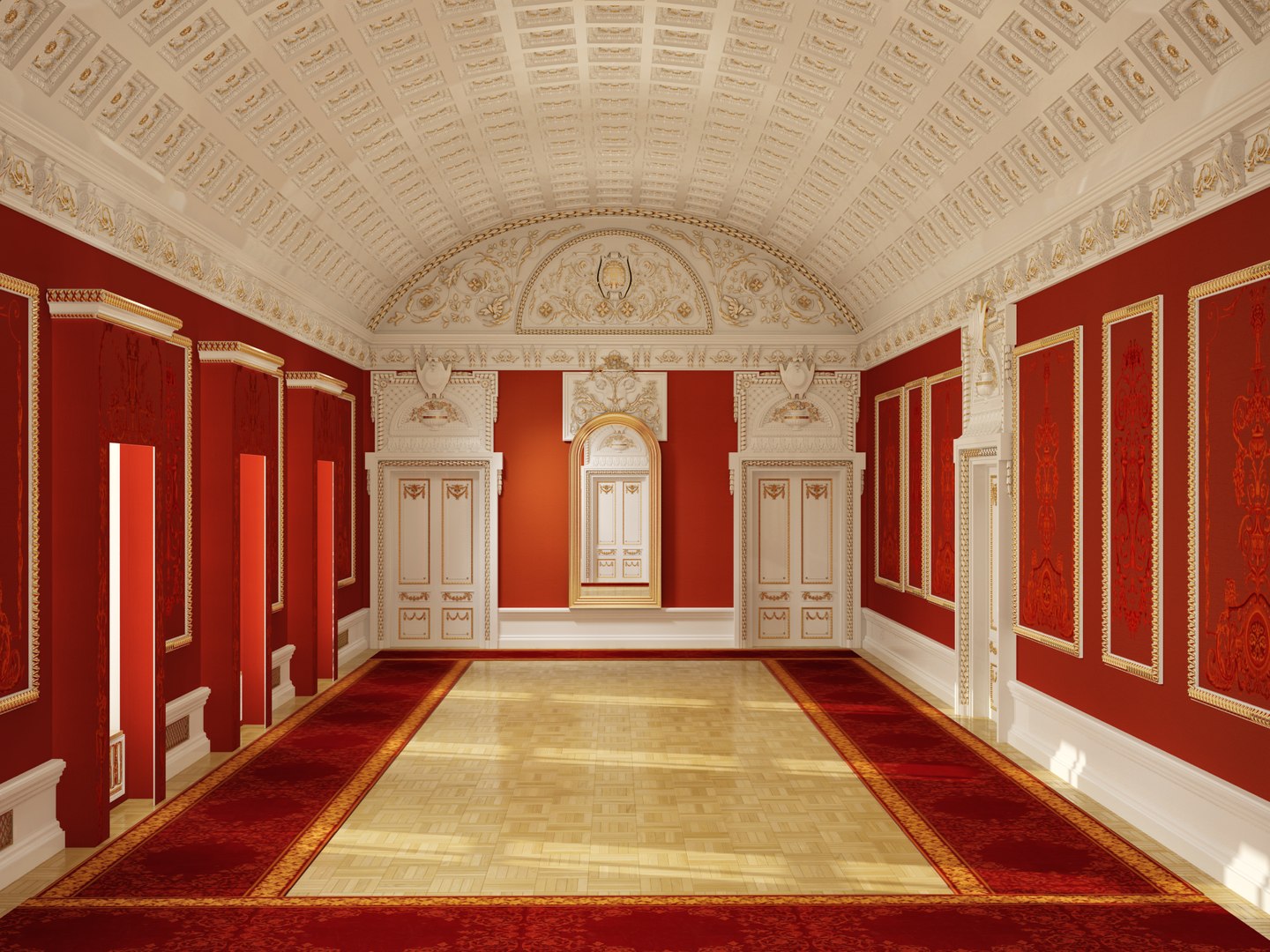 3d Model Beethoven Hall Bolshoi Theatre