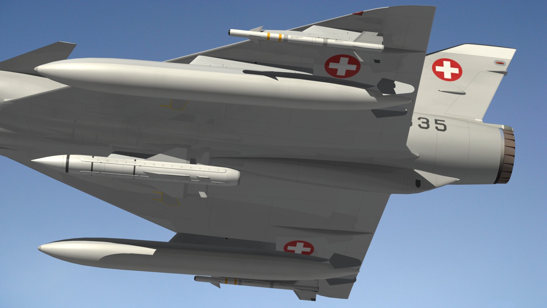 Dassault Mirage III Swiss Air Force 3D - TurboSquid 1833701