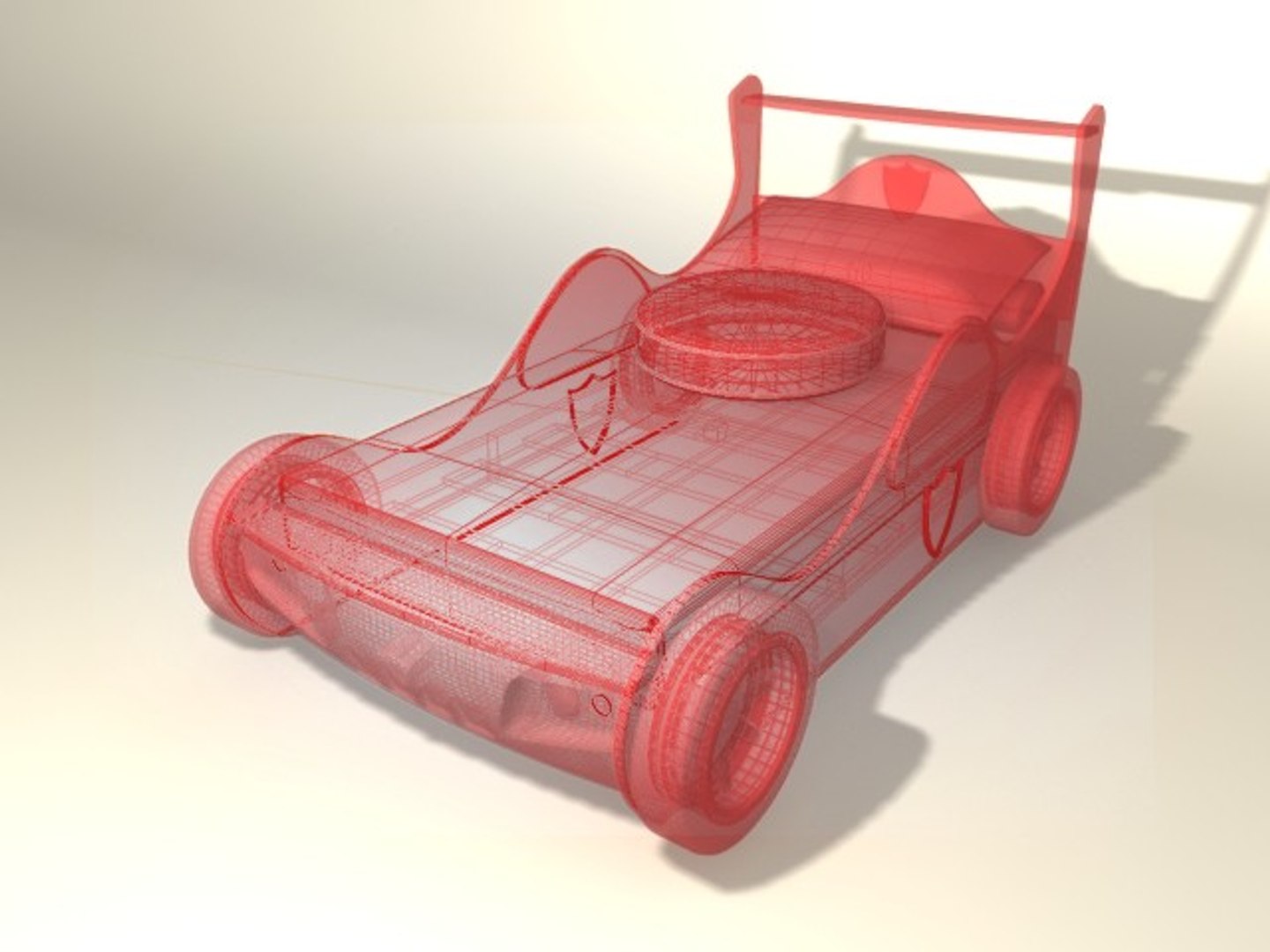 Race Bed 3d Model