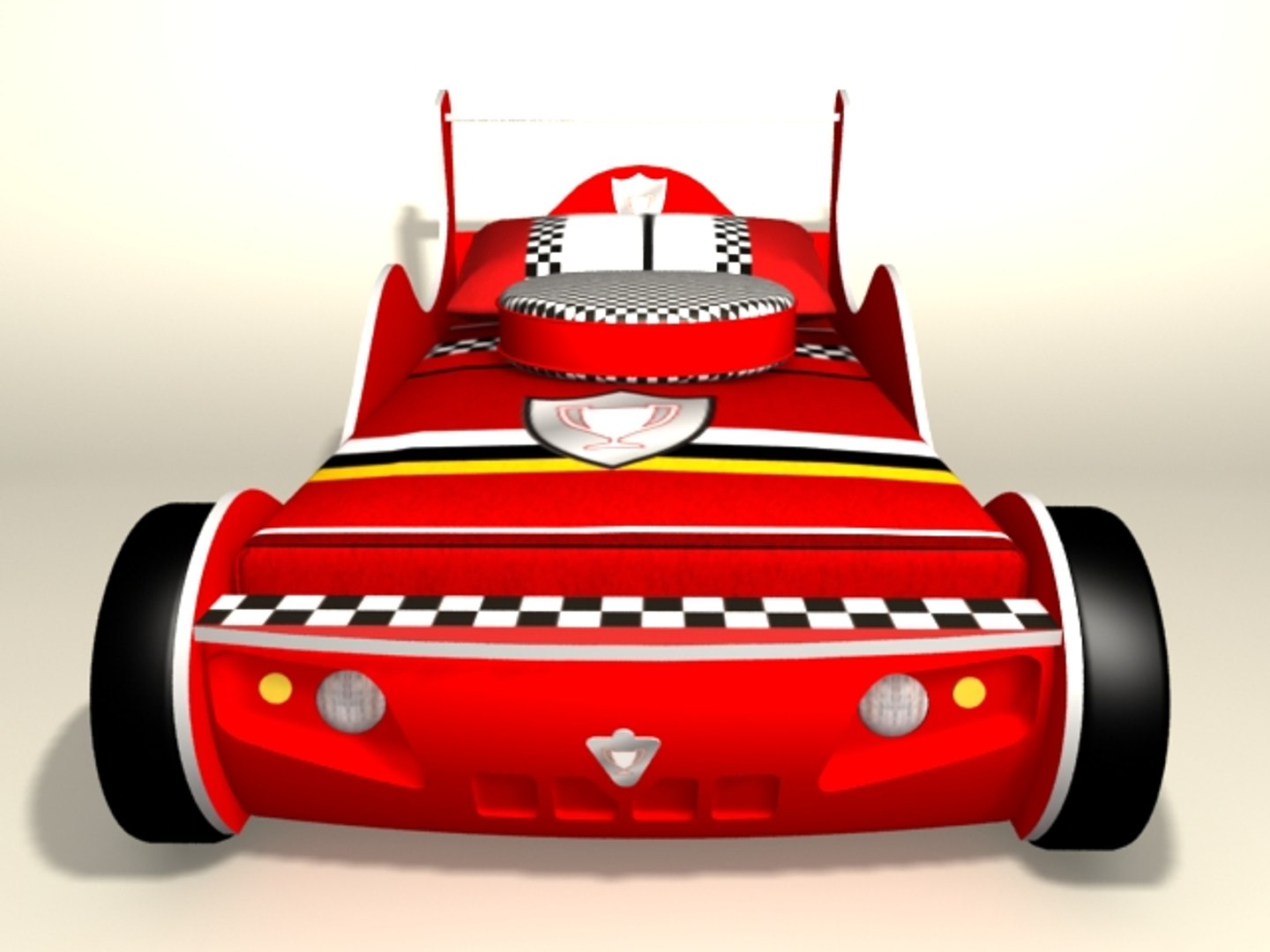 Race Bed 3d Model