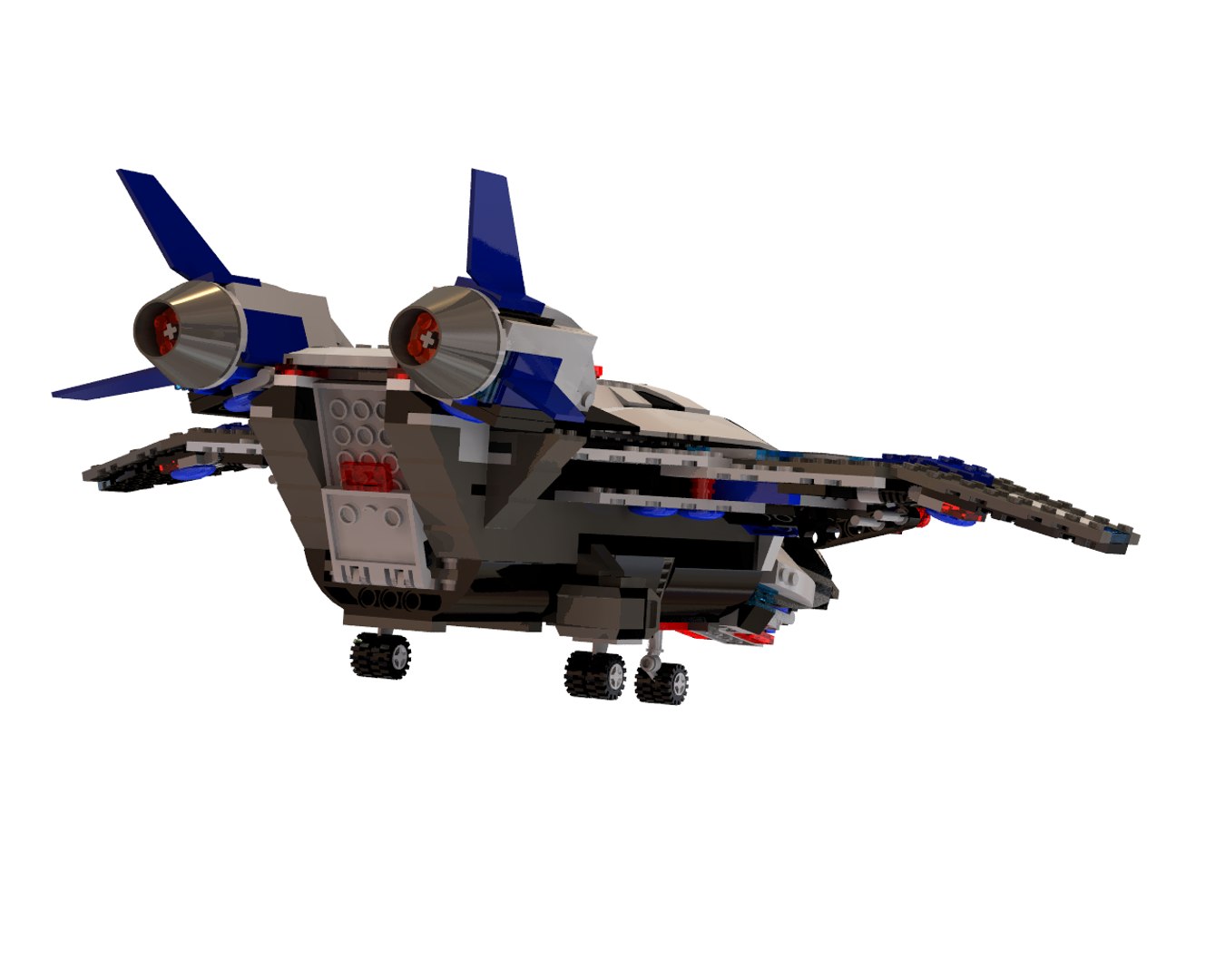 3d Lego Marvel Quinjet Model