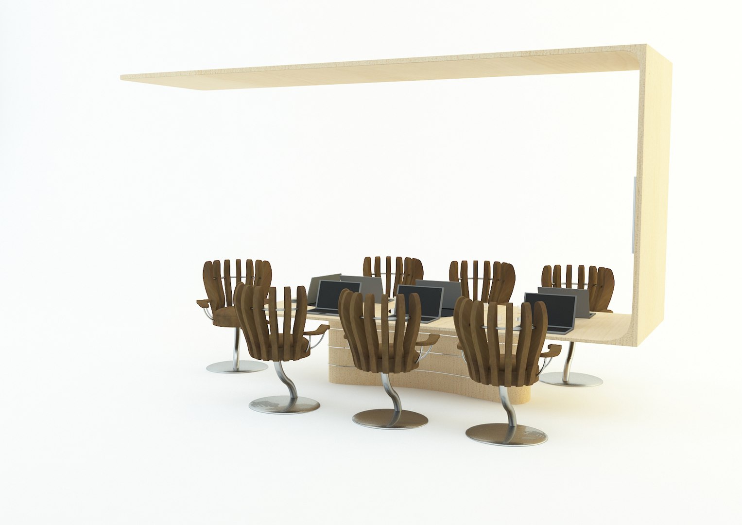 Office Meeting Table 3d Model 3D - TurboSquid 2067897