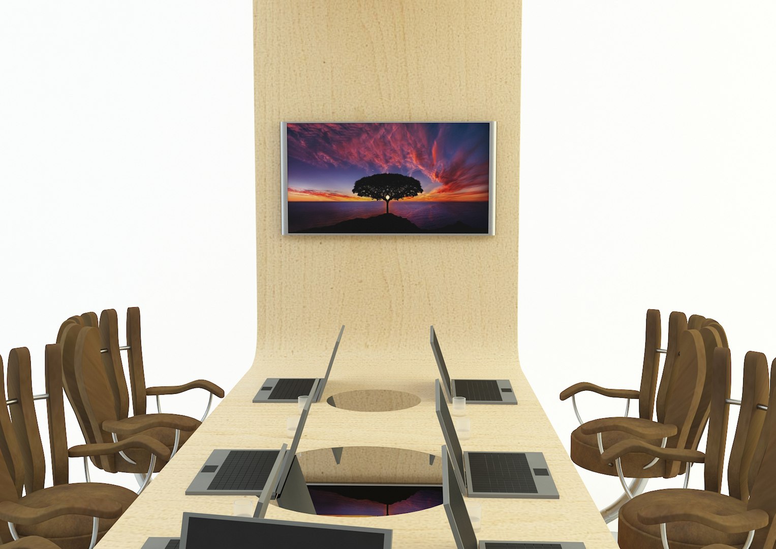 Office Meeting Table 3d Model 3D - TurboSquid 2067897