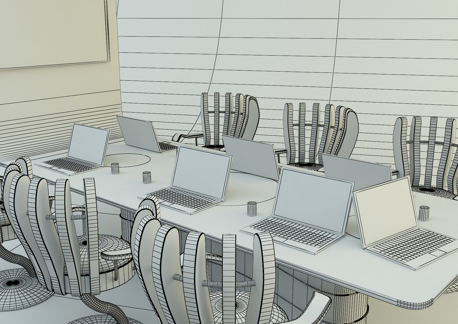 Office Meeting Table 3d Model 3D - TurboSquid 2067897
