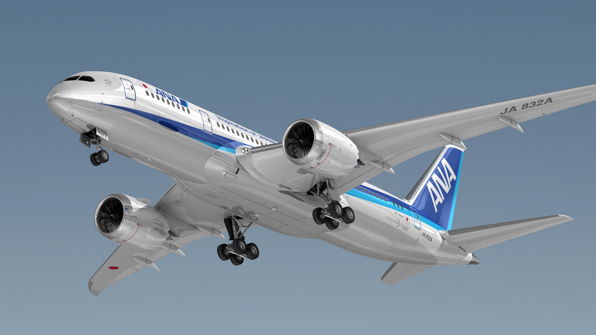 3D Boeing 787-8 All Nippon Airways - TurboSquid 2002071