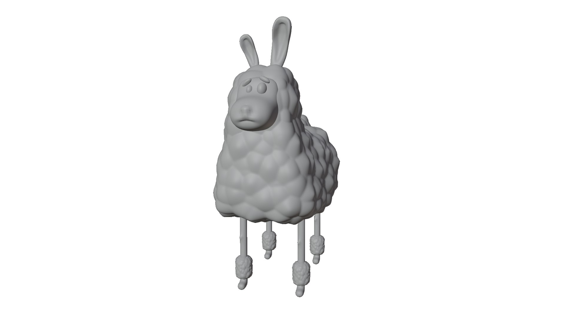 Cartoon Sheep 3D Model - TurboSquid 2120741