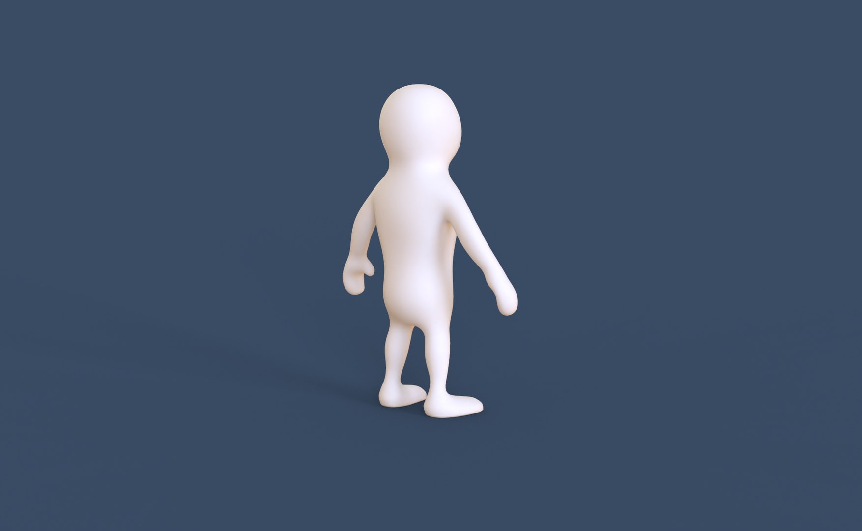 Stickman 01 Rigged Low Poly Model - TurboSquid 2319836